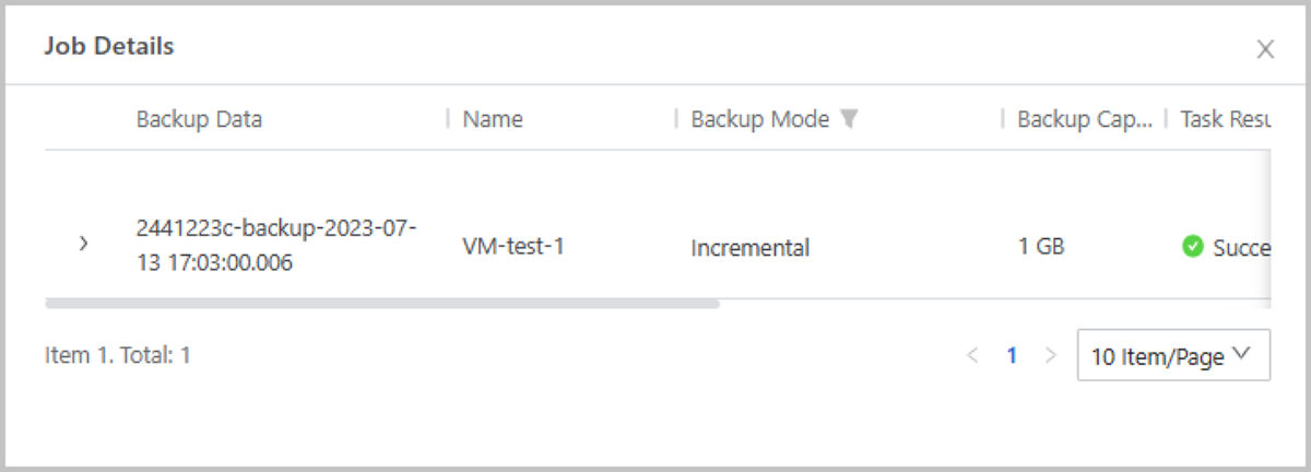 Backup Job - Backup Service Tutorial - ZStack Cloud Advanced Features - ZStack Cloud Tutorials ...