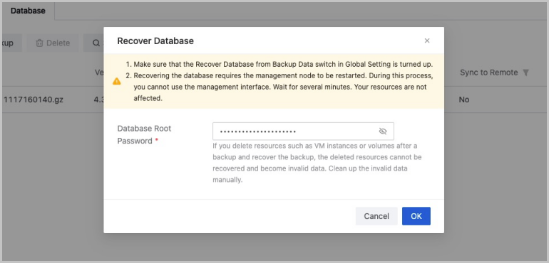 Local Backup Data - Backup Service Tutorial - ZStack Cloud Advanced Features - ZStack Cloud ...