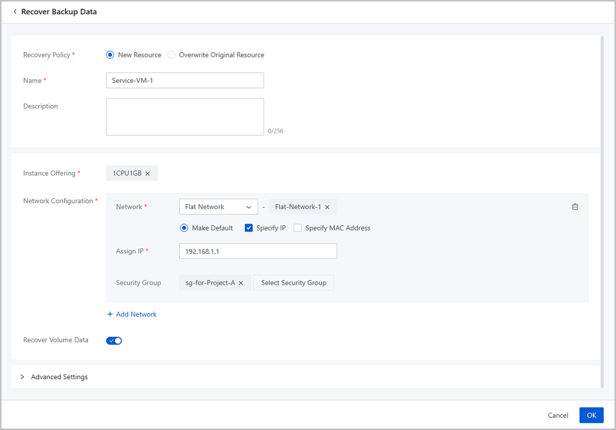 Typical Practices - Backup Service Tutorial - ZStack Cloud Advanced Features - ZStack Cloud ...