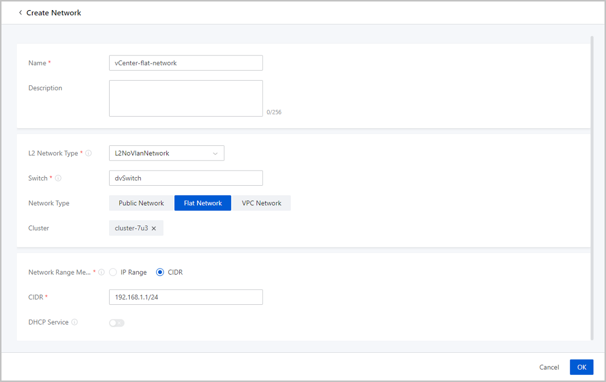 Vcenter Network Resource Vcenter Management Tutorial Zstack Cloud Advanced Features Zstack 